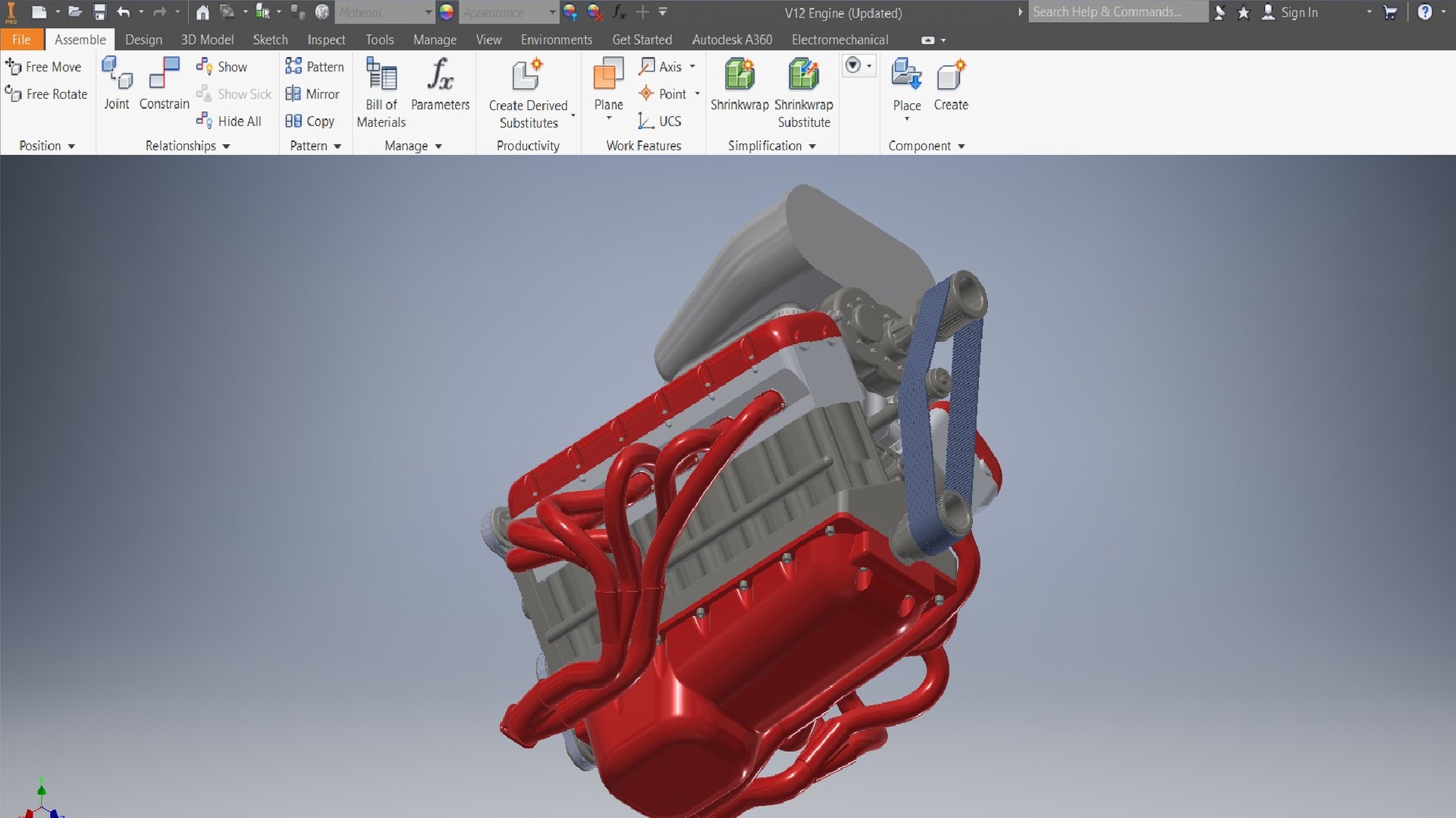 3D V12 Turbocompressor Engine - TurboSquid 2319262