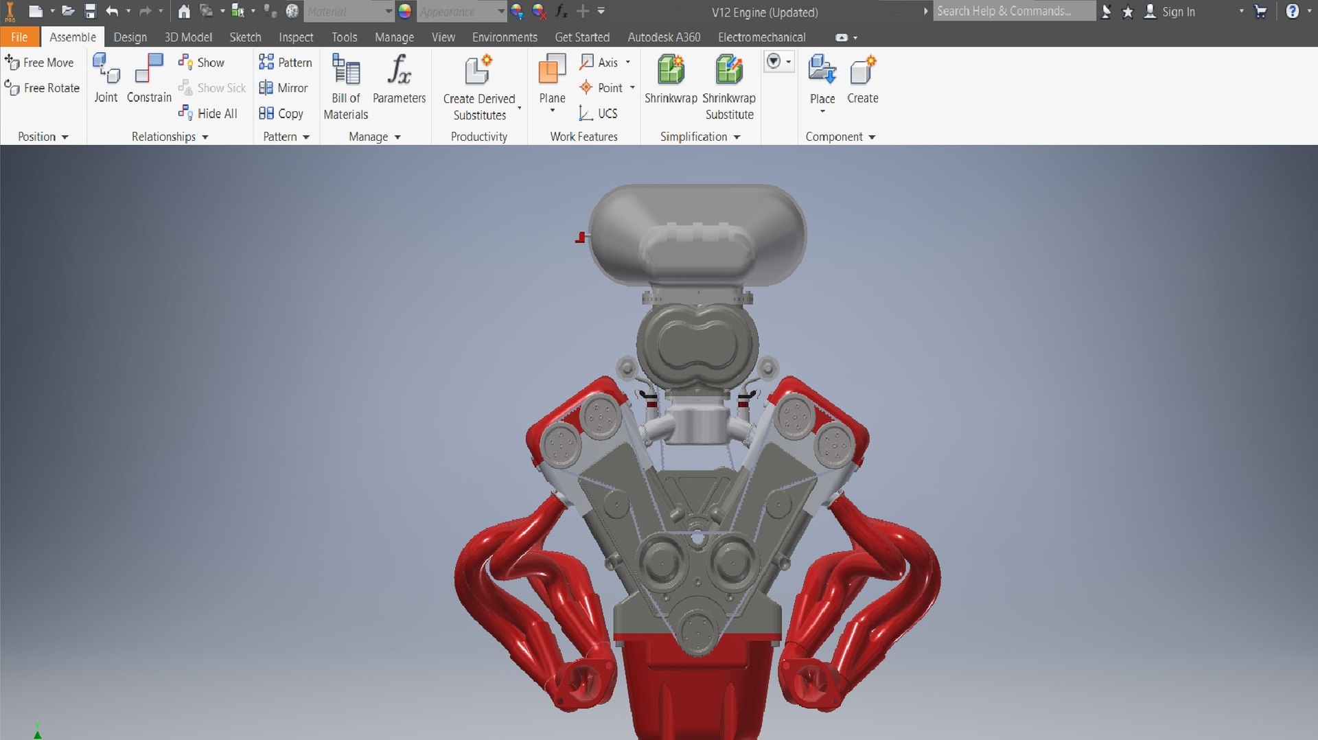 3D V12 Turbocompressor Engine - TurboSquid 2319262
