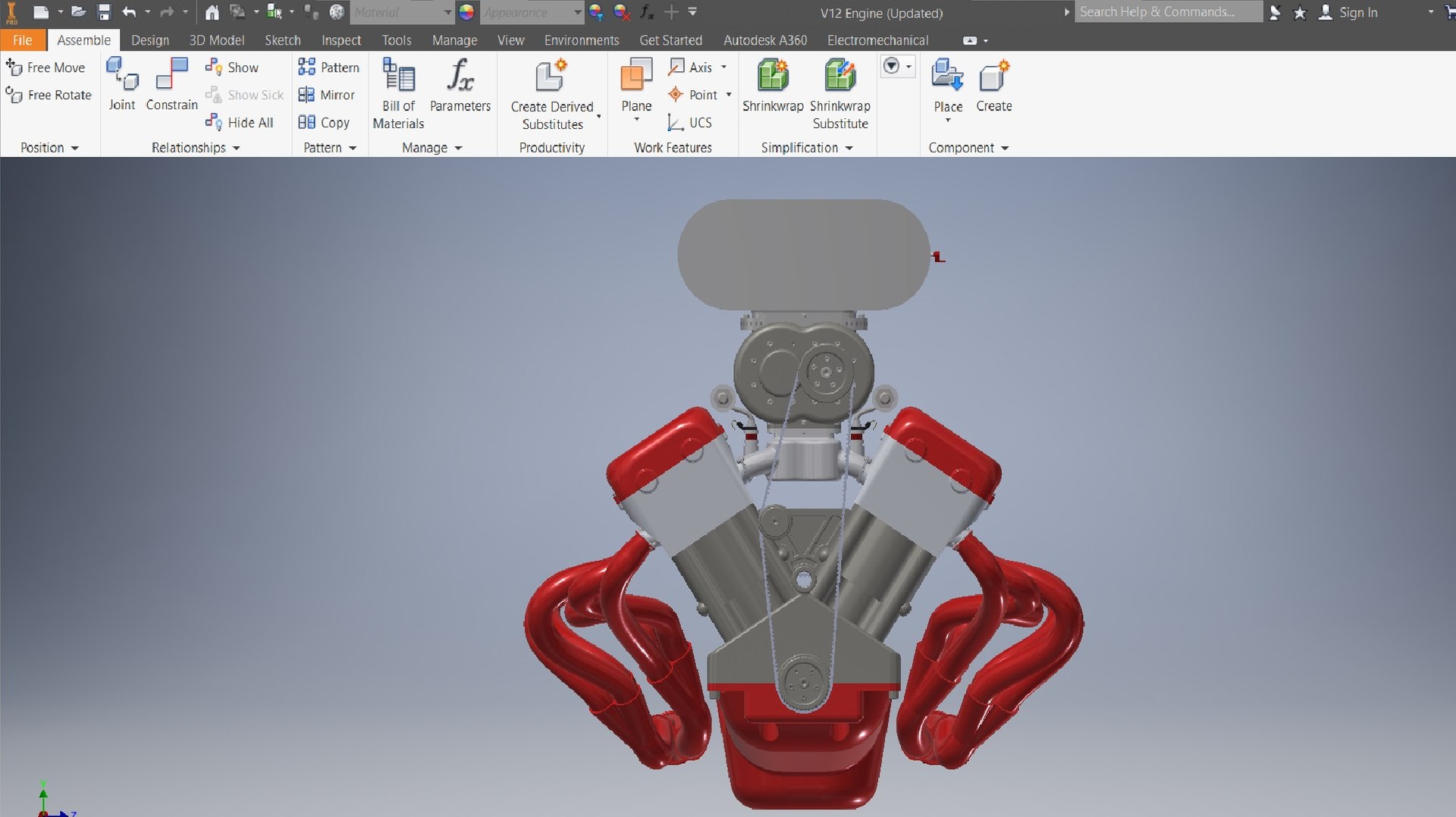 3D V12 Turbocompressor Engine - TurboSquid 2319262