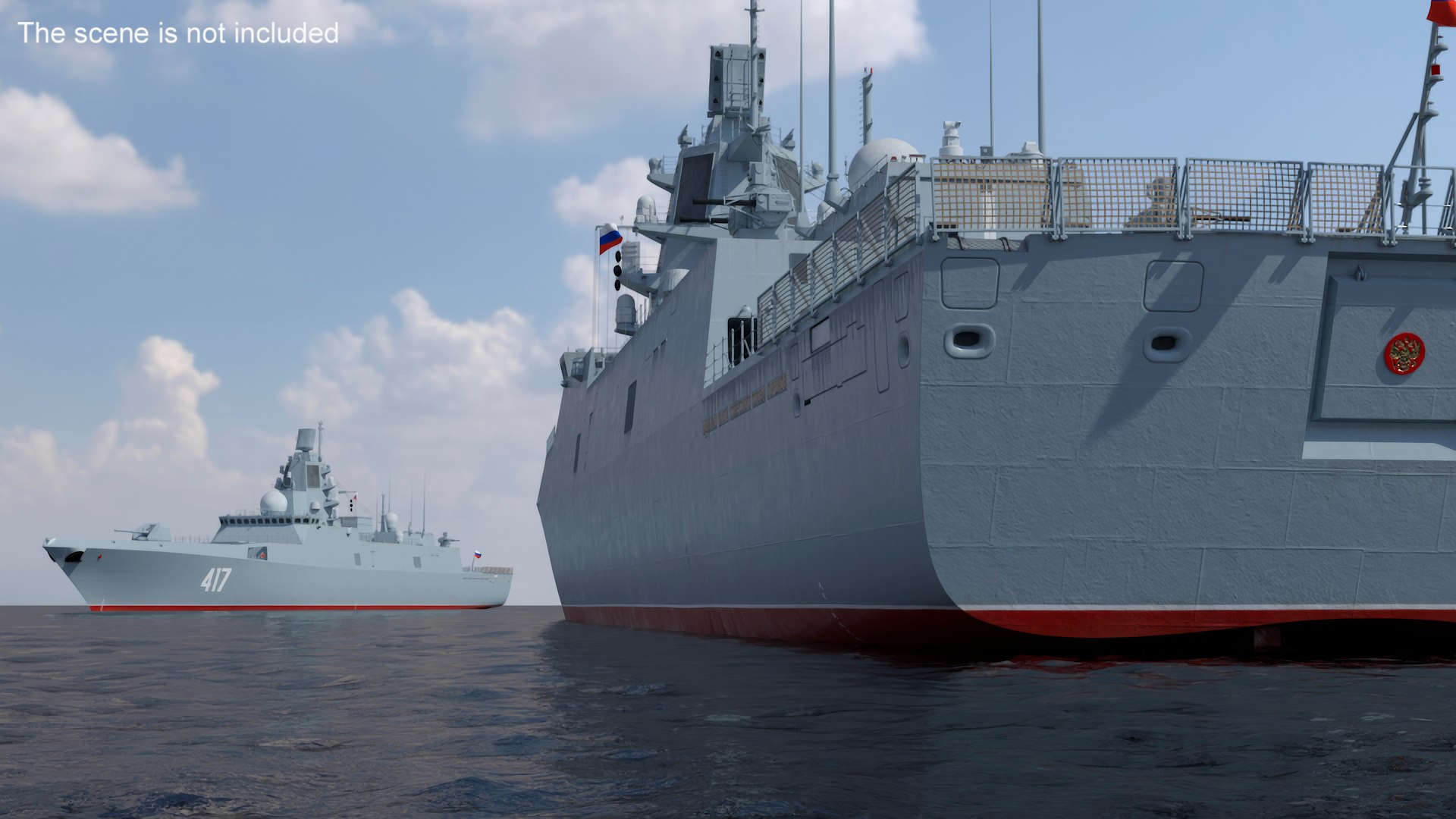 Advanced Naval Frigate Project 22350 3D Model - TurboSquid 2386391