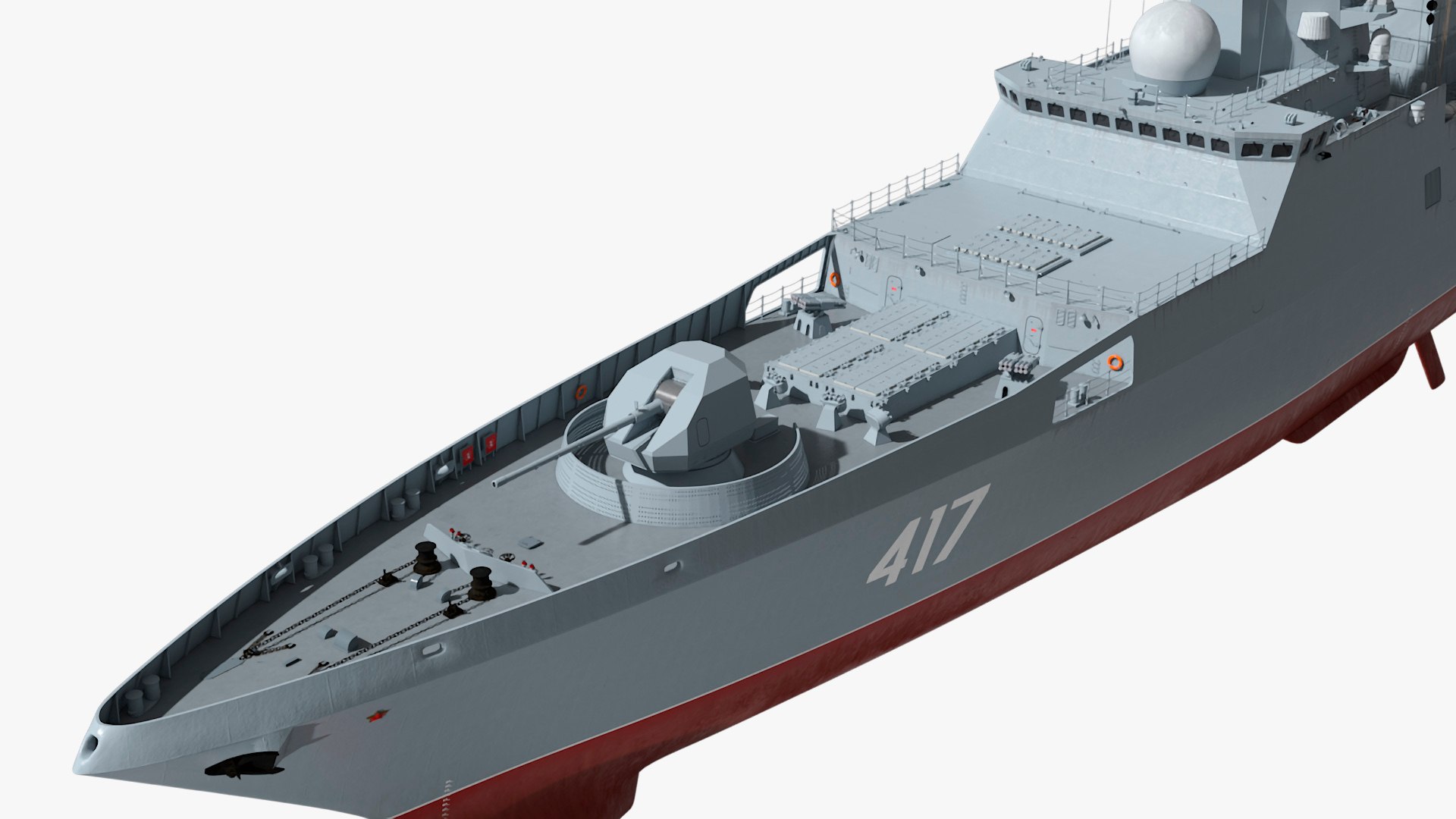 Advanced Naval Frigate Project 22350 3D Model - TurboSquid 2386391