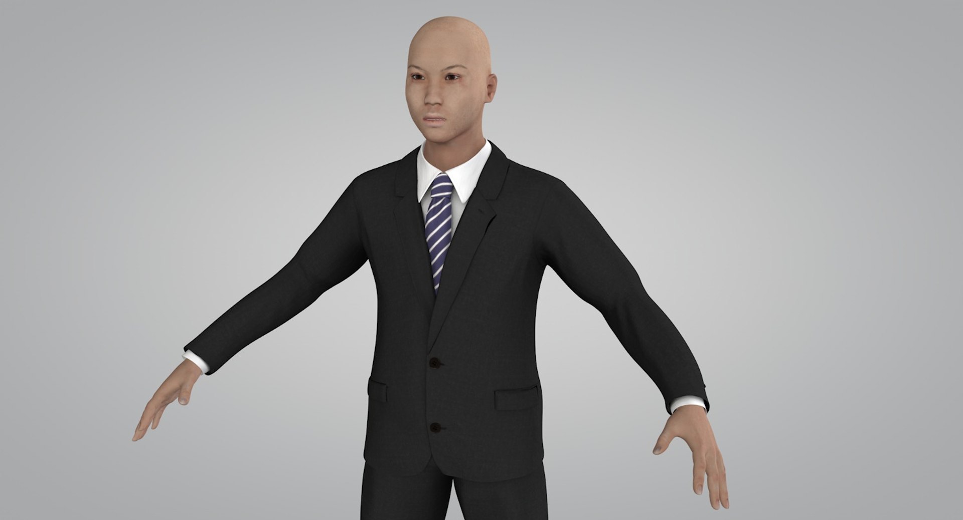 3ds Max Male Character Rigged