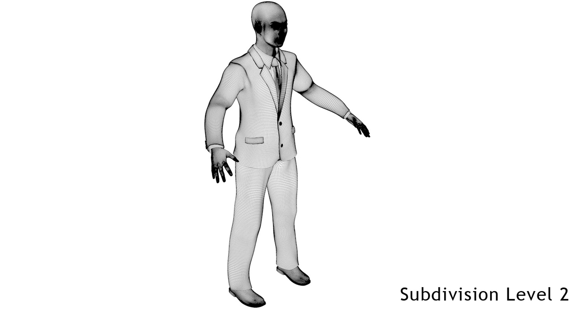 3ds Max Male Character Rigged