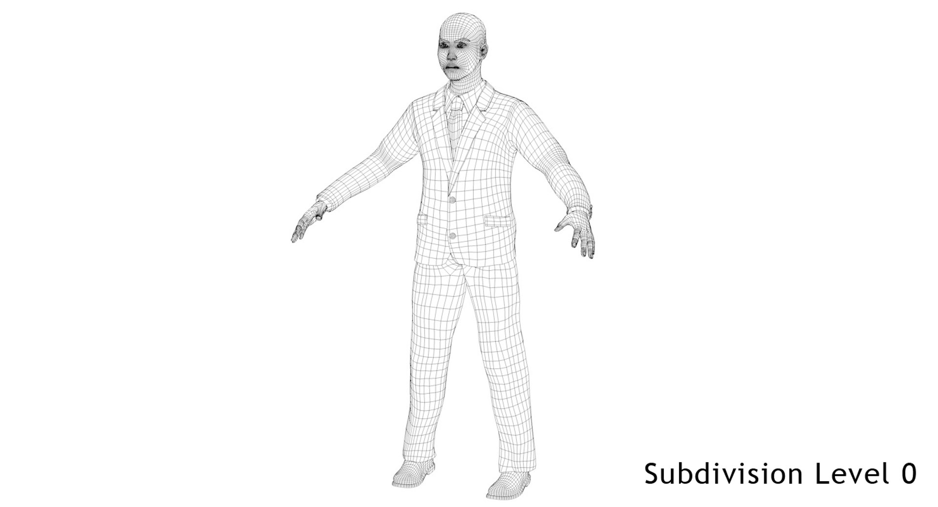 3ds Max Male Character Rigged