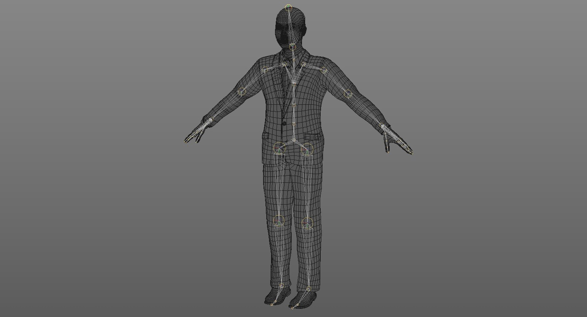 3ds Max Male Character Rigged