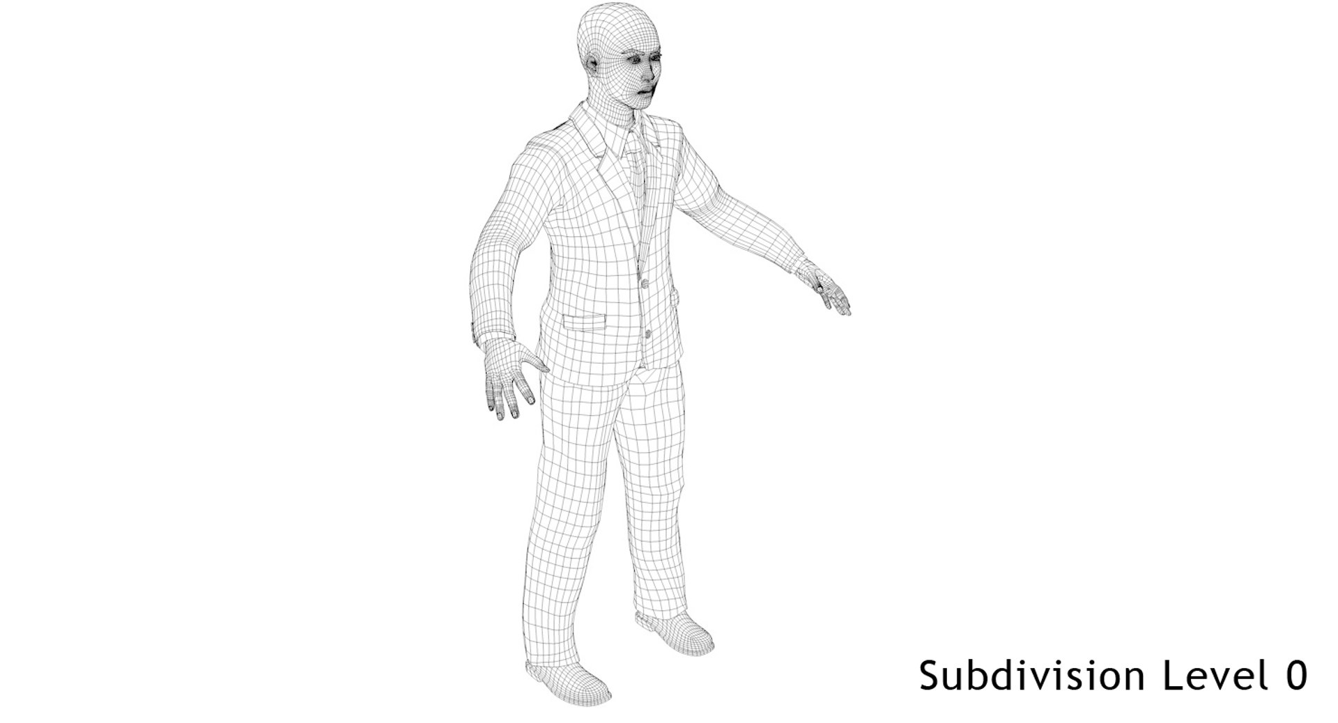 3ds Max Male Character Rigged