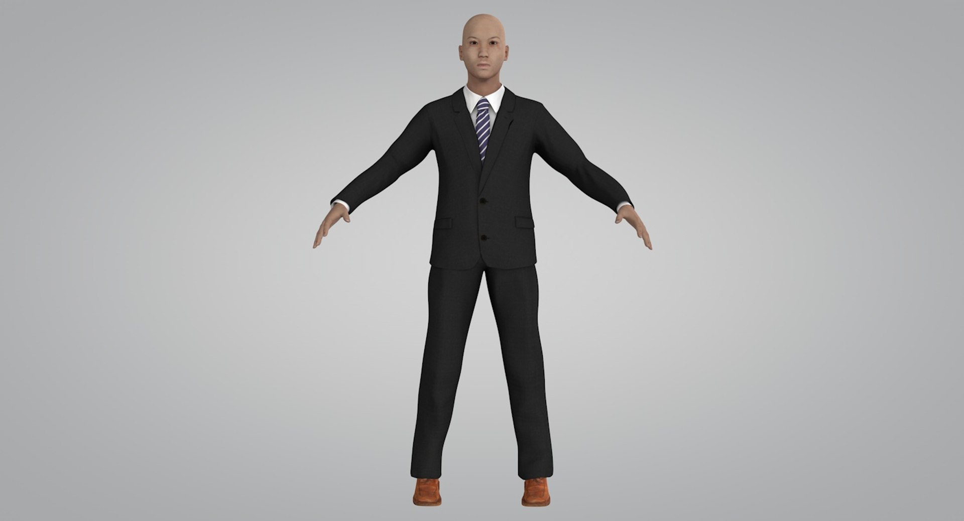 3ds Max Male Character Rigged