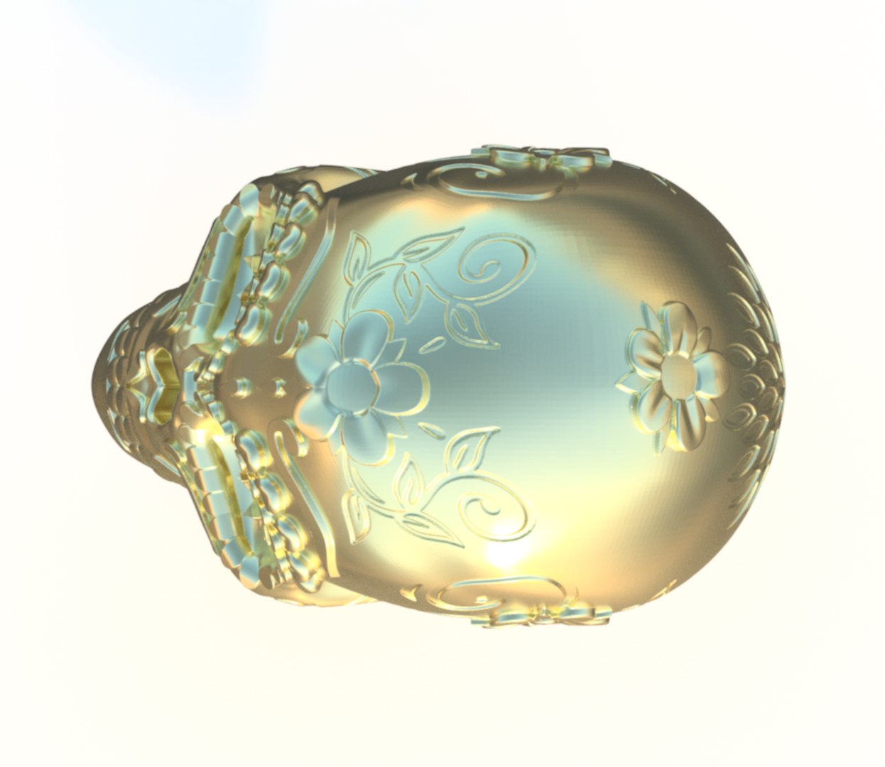 Skull Sugar Mexican Model - TurboSquid 1683388