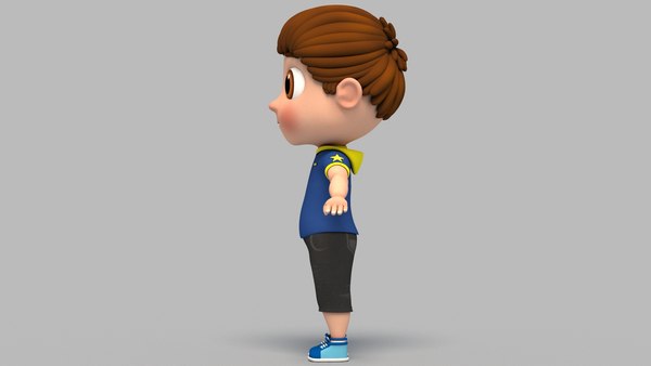 Boy rigged character 3D model - TurboSquid 1616506