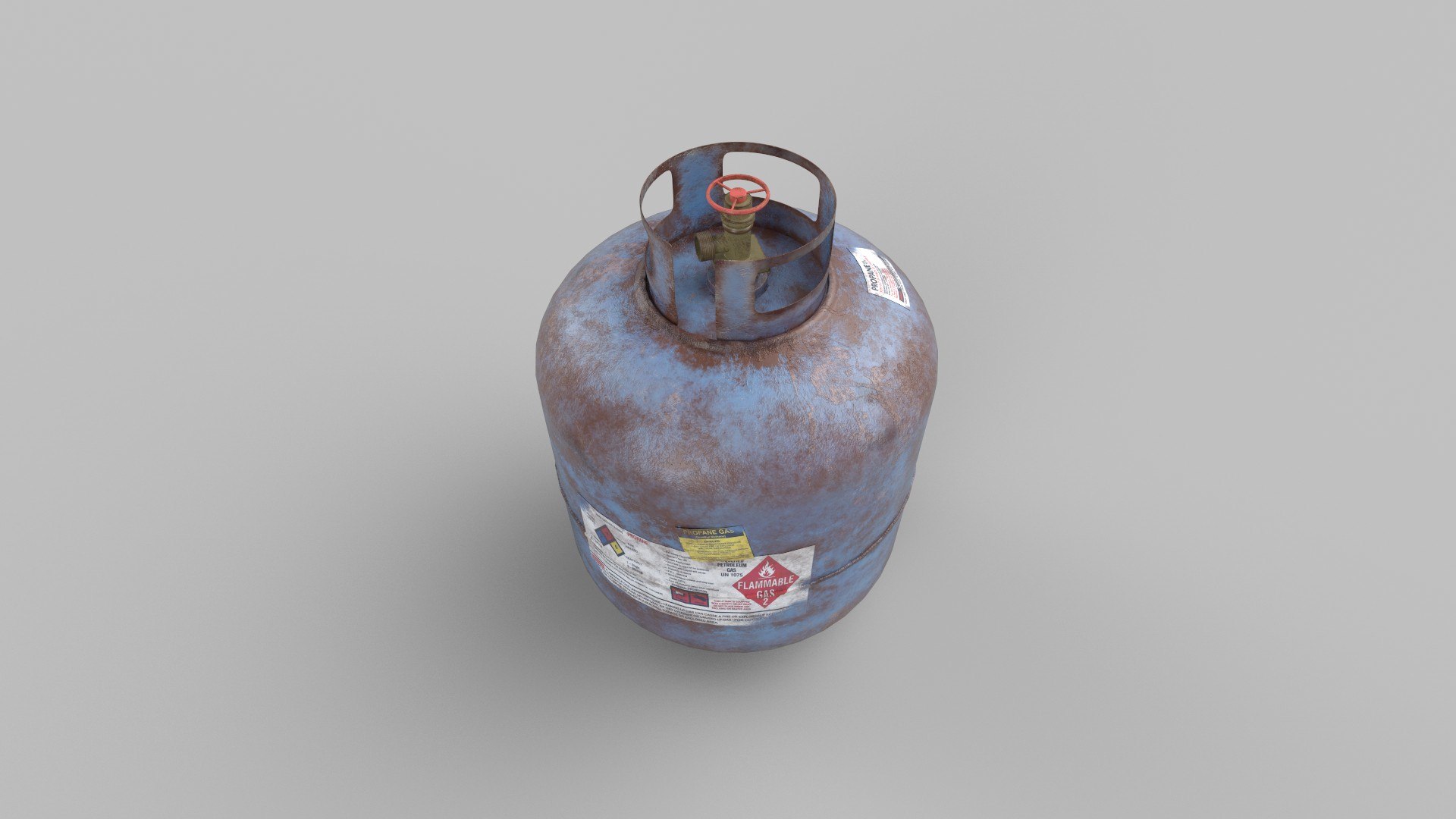 3D gas cylinder - TurboSquid 2091496