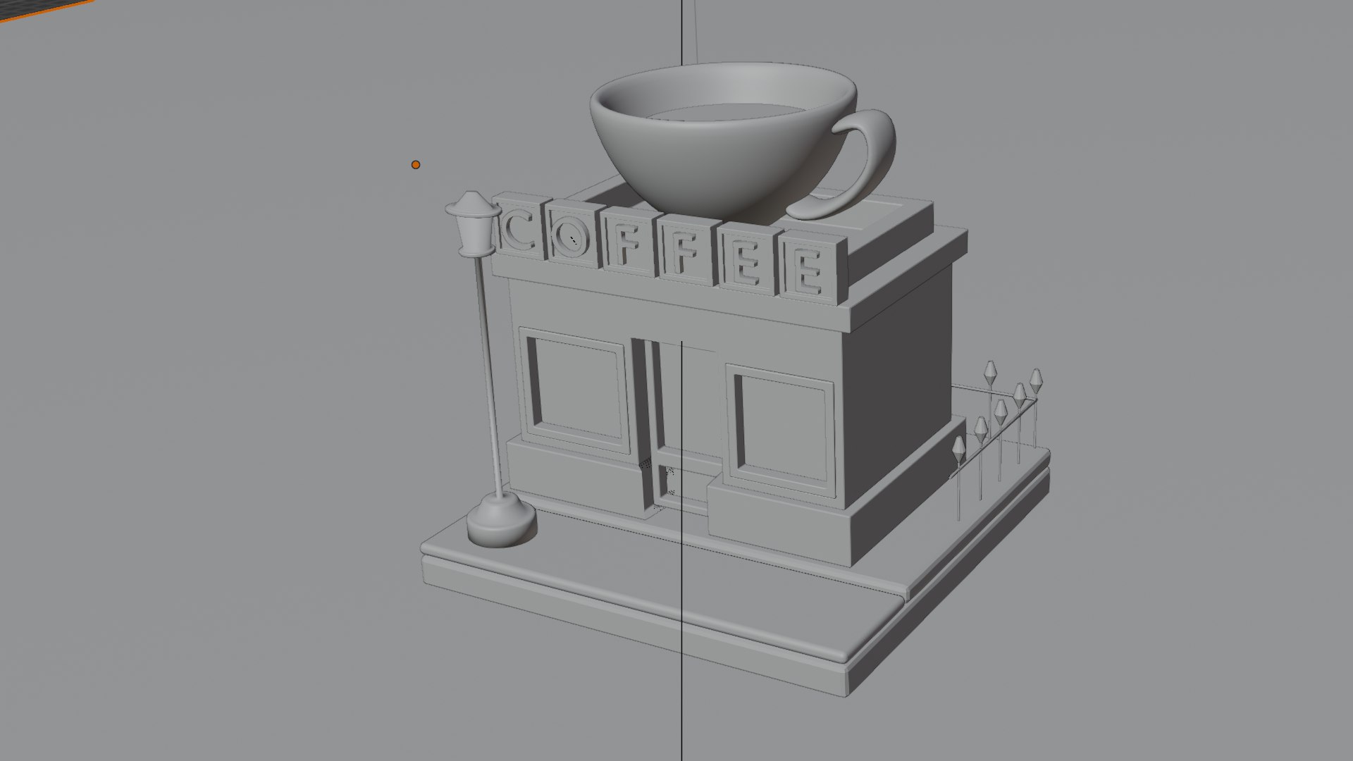 3D coffee shop model - TurboSquid 2133641