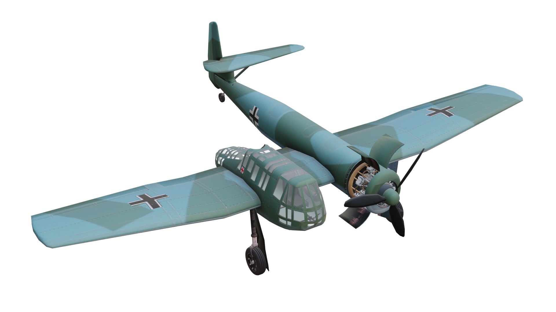 3D Blohm And Voss BV 141 - TurboSquid 2340445