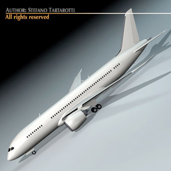 b787 dreamliner 787 3d model