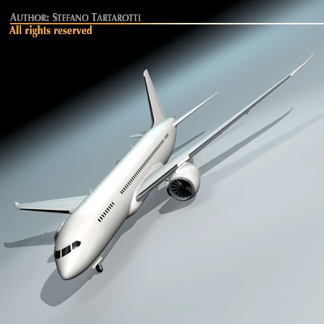 B787 Dreamliner 787 3d Model