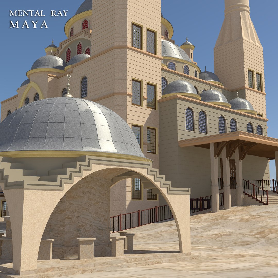 Ottoman Mosque 3d Model