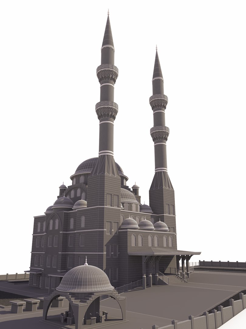 Ottoman Mosque 3d Model