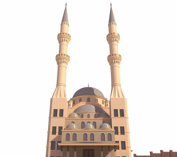 ottoman mosque 3d model