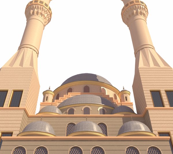 ottoman mosque 3d model