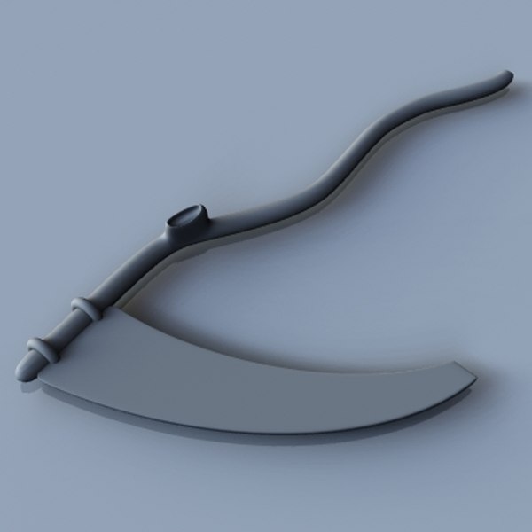 grim reaper sythe 3d max