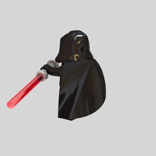 3d darth minifigure star wars model