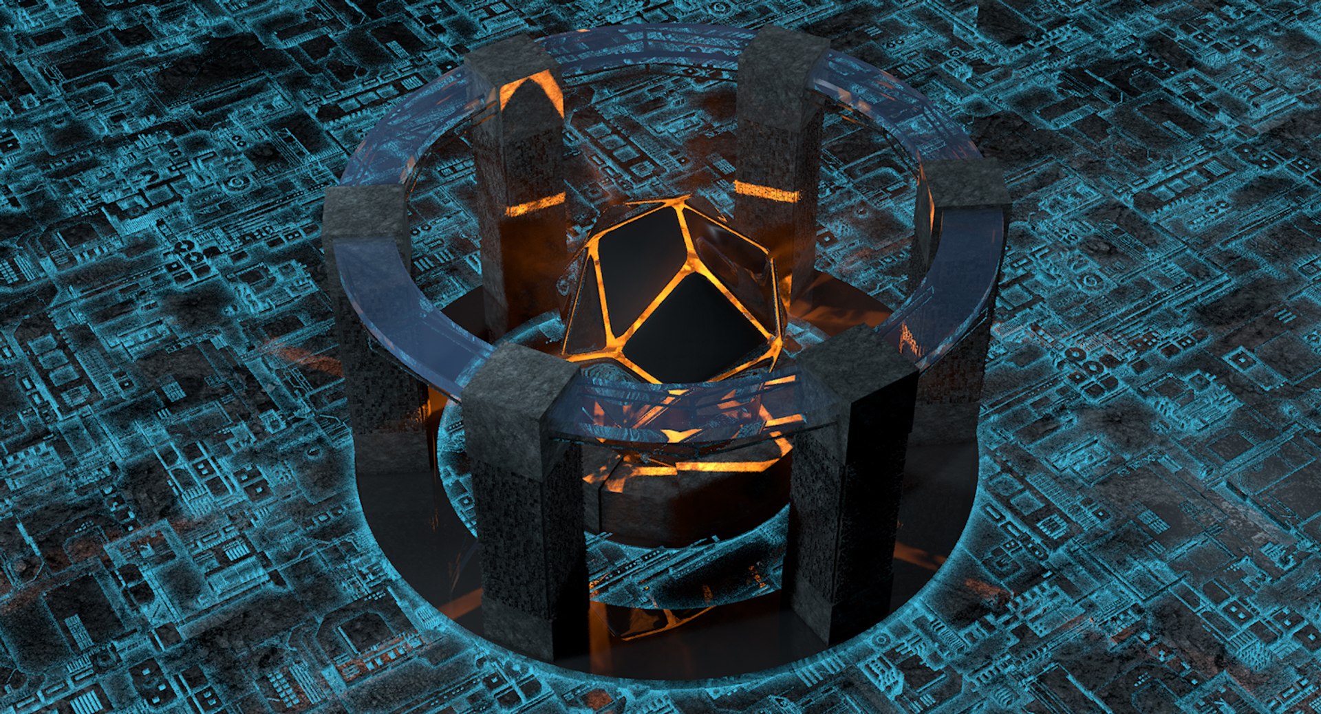 Concepts Ancient Technology Megalithic Model - TurboSquid 1389200