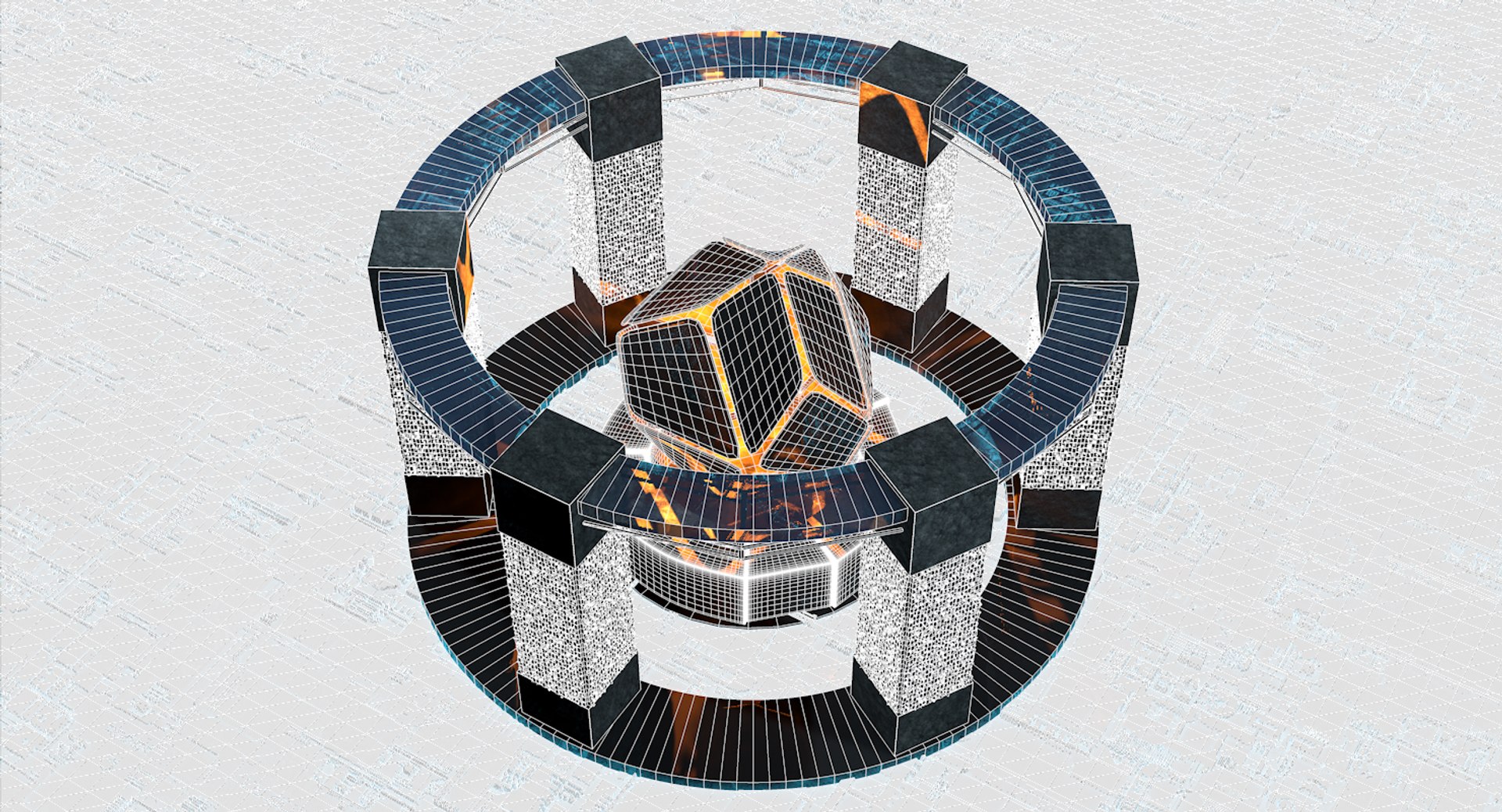 Concepts Ancient Technology Megalithic Model - TurboSquid 1389200