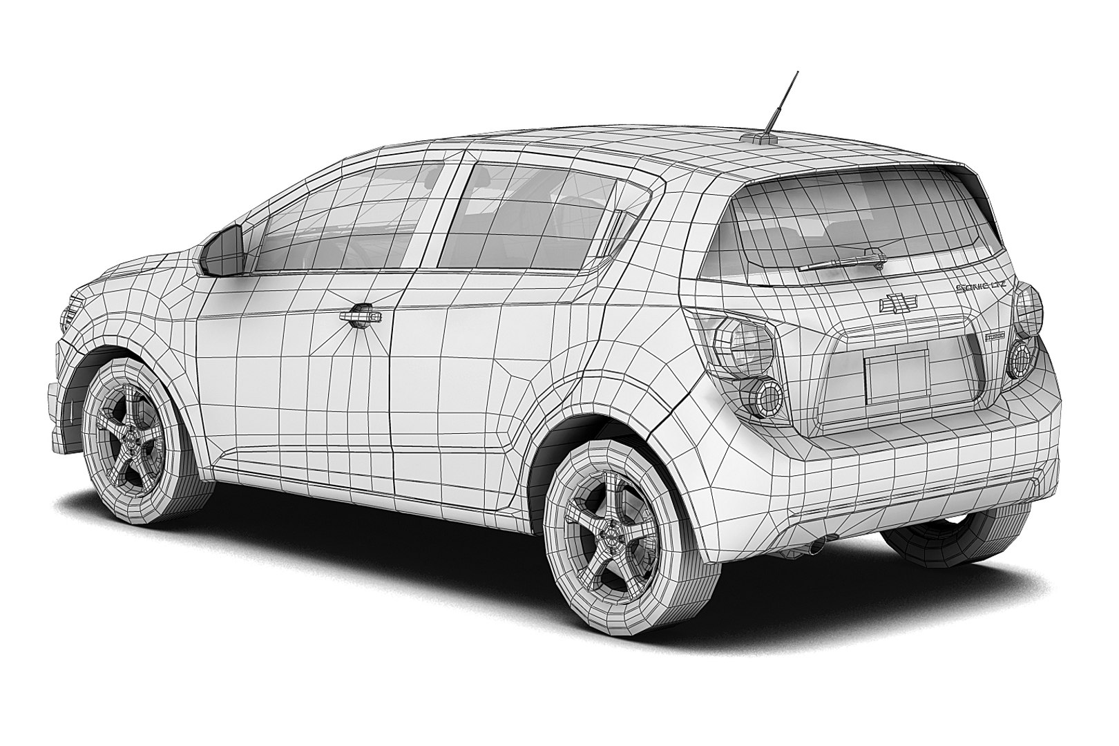 Chevrolet 2012 Sonic 3d Model