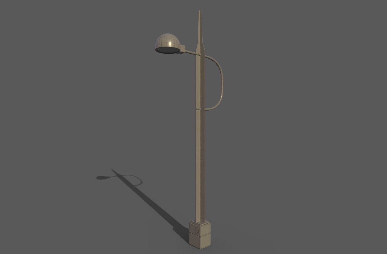 3D light post - TurboSquid 1419518