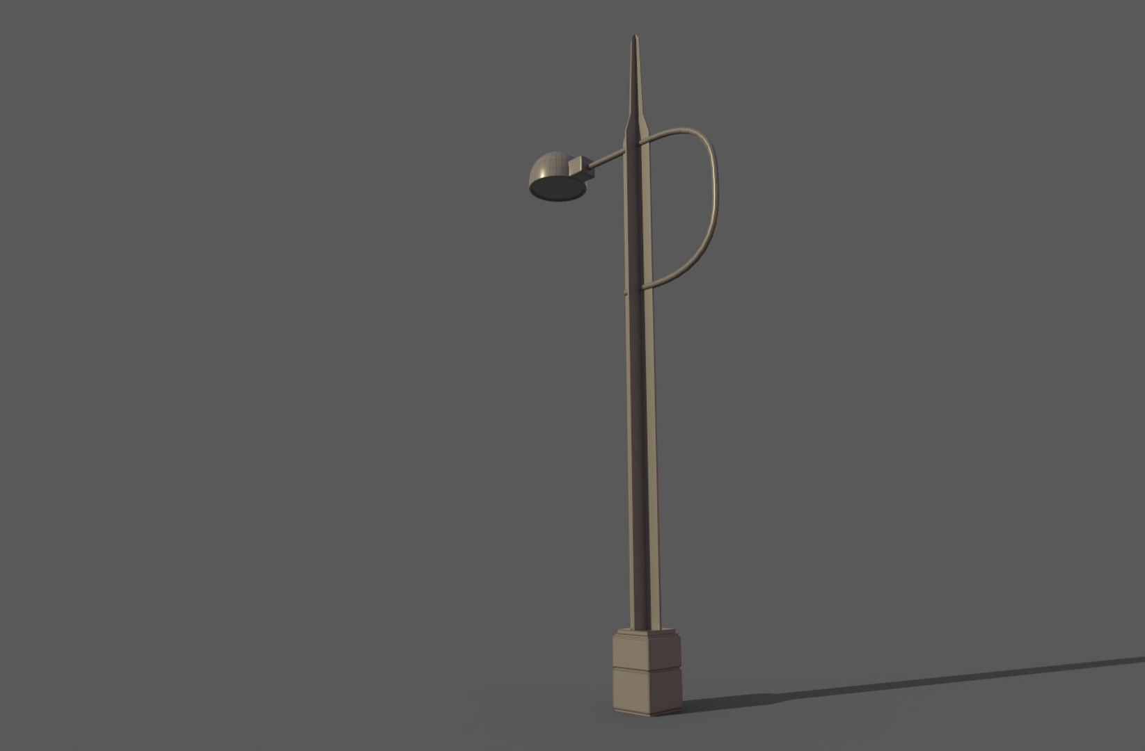 3D light post - TurboSquid 1419518