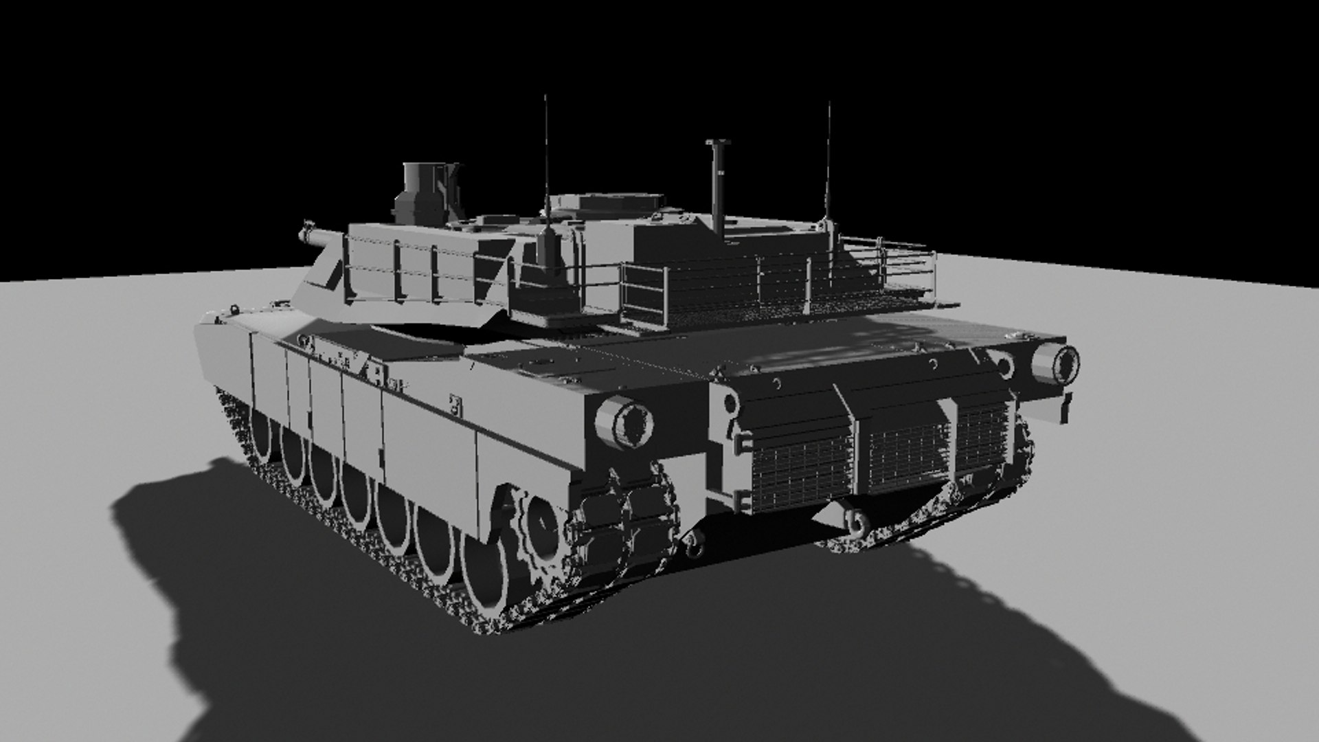 3D M1a2 Abrams Model - TurboSquid 1494435