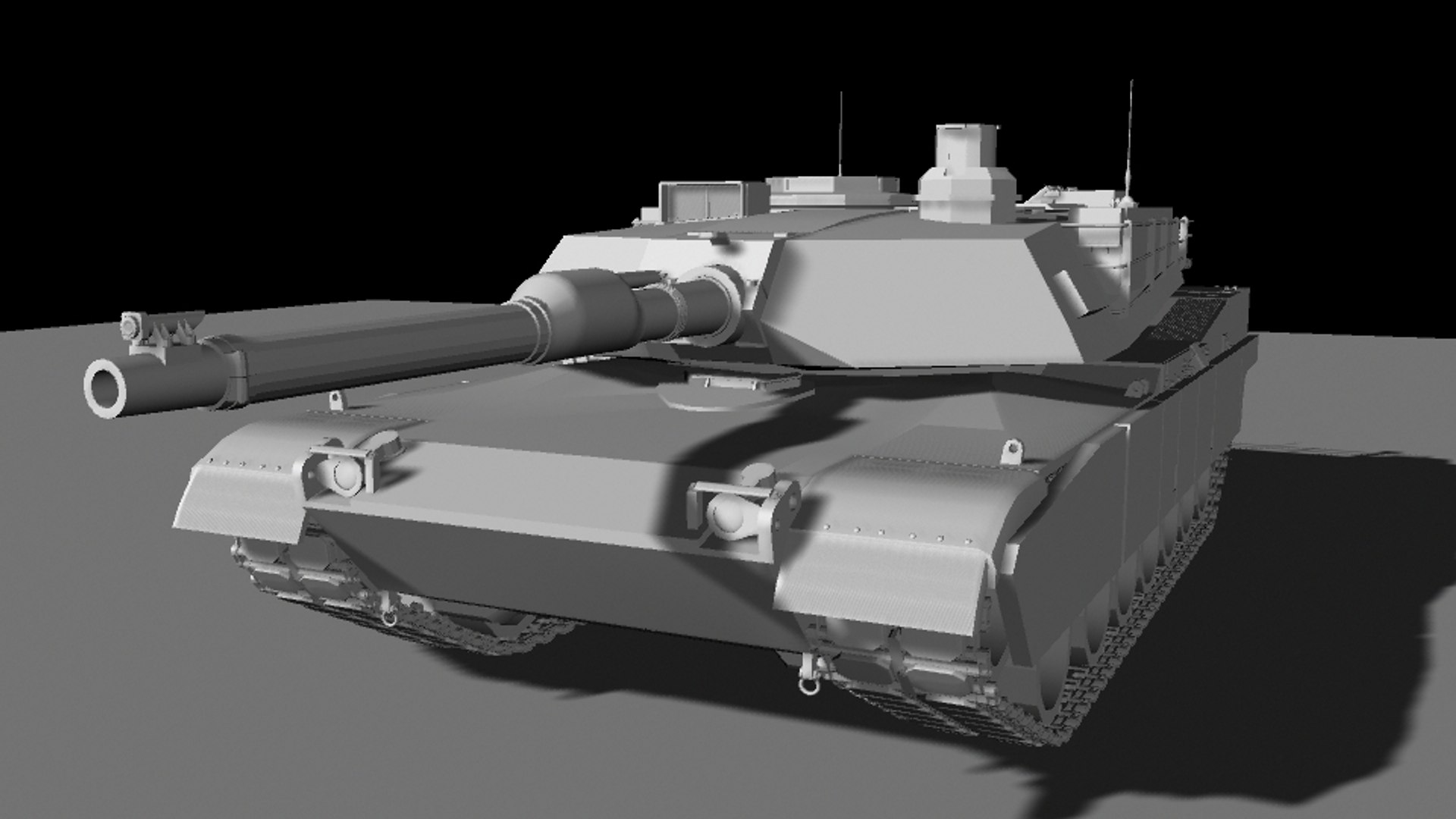 3D M1a2 Abrams Model - TurboSquid 1494435