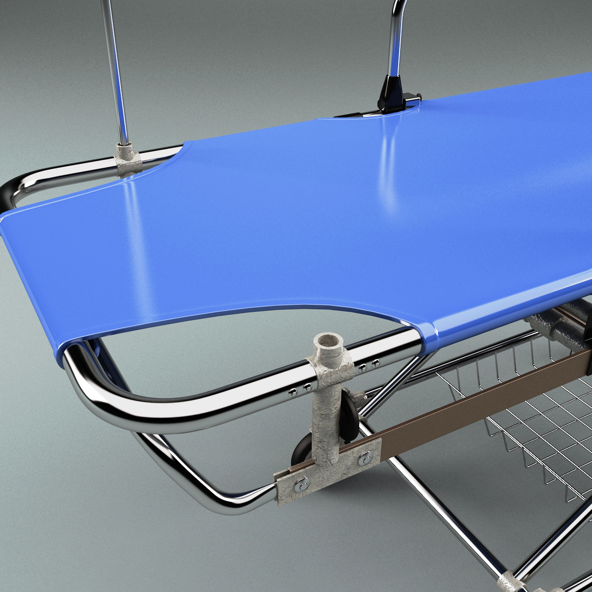 stretchers set ambulance 3d obj