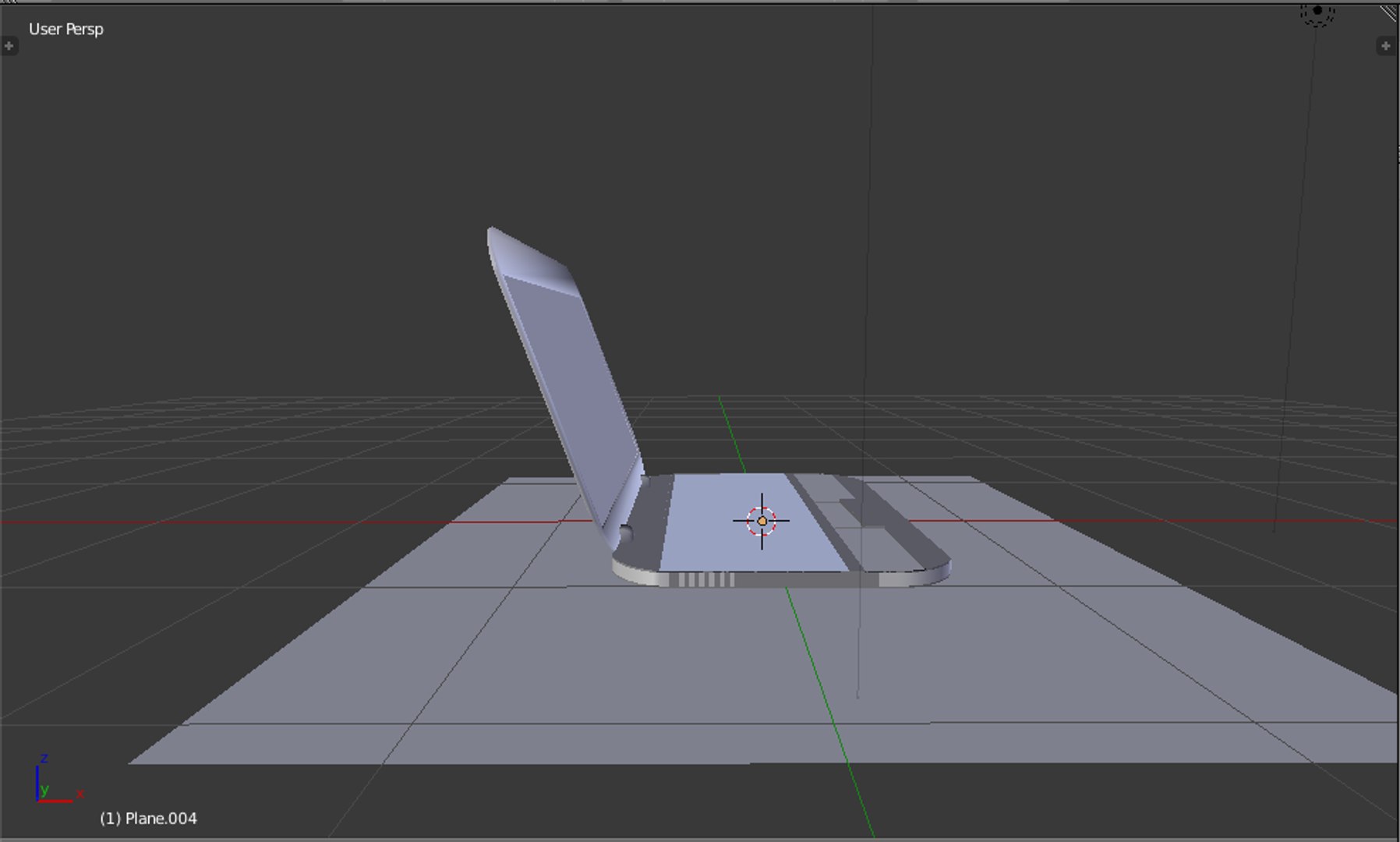 3d laptop format materials model