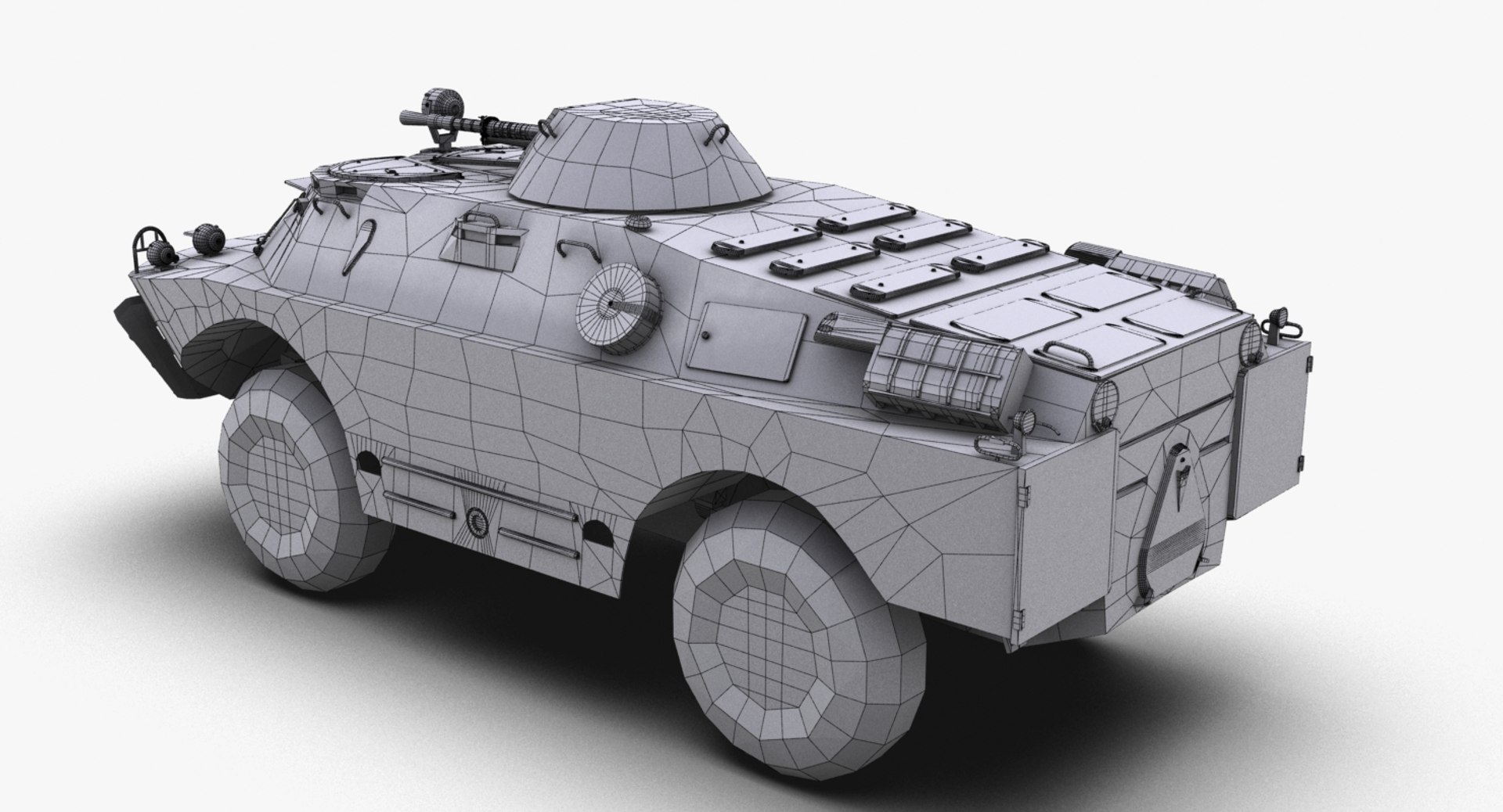 3d Russian Brdm-2 Armored