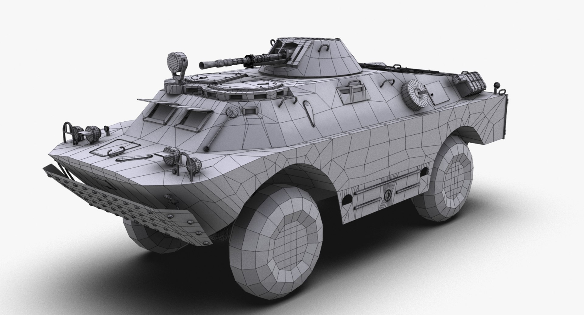 3d Russian Brdm-2 Armored