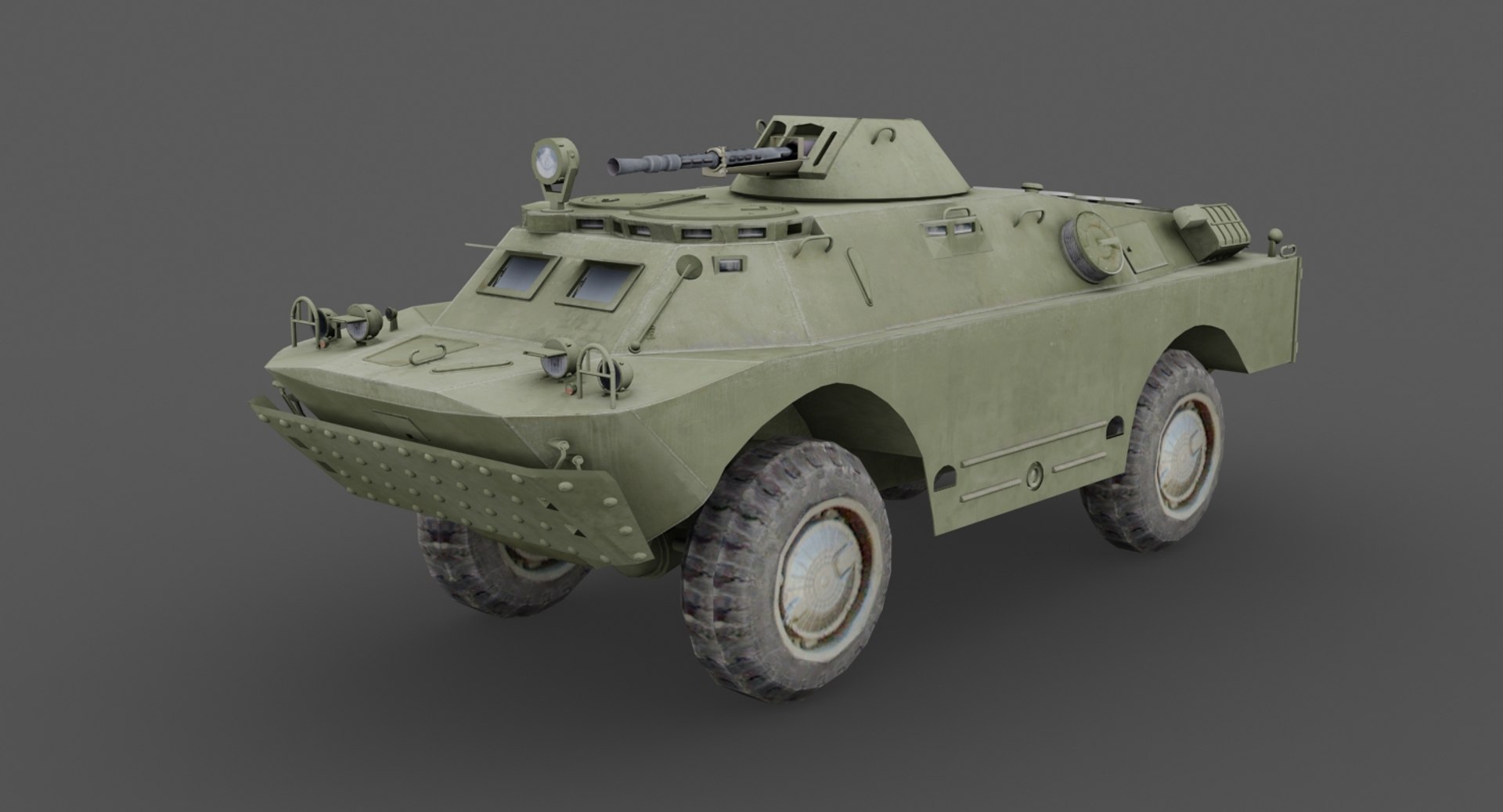3d Russian Brdm-2 Armored