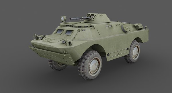 3d russian brdm-2 armored