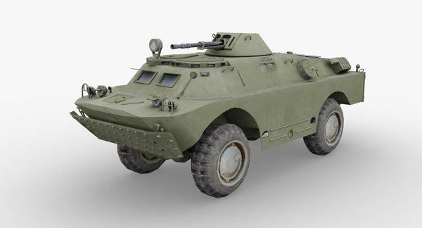 3d russian brdm-2 armored