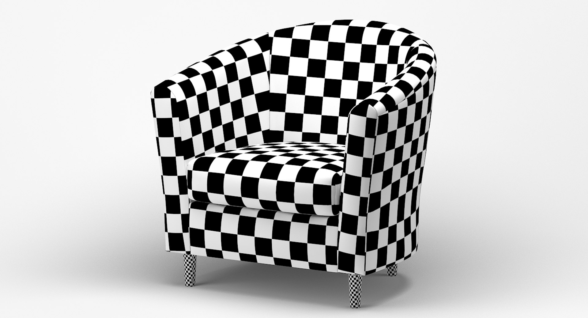 Chair Fabric Armchair 3D Model - TurboSquid 1269436