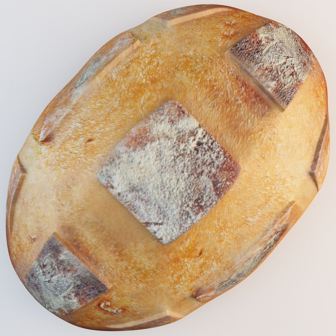 3d Bread Kitchen Food Model