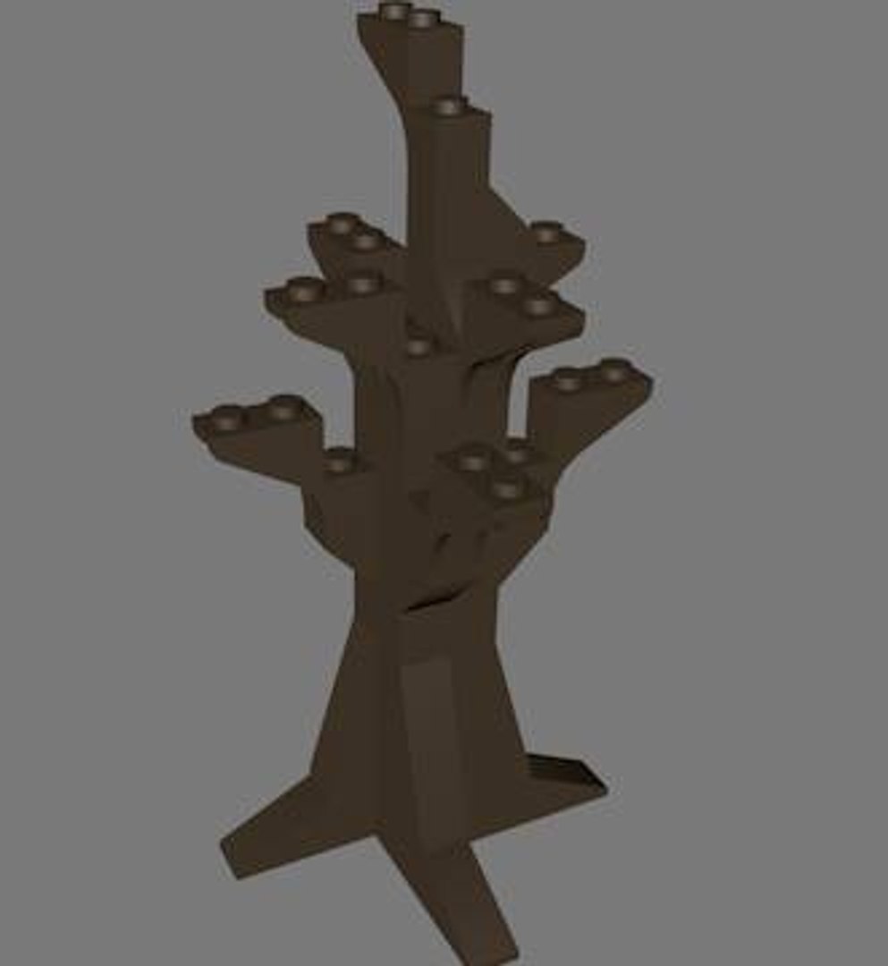 3dsmax Lego Dead Tree