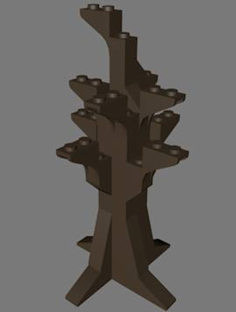 3dsmax Lego Dead Tree