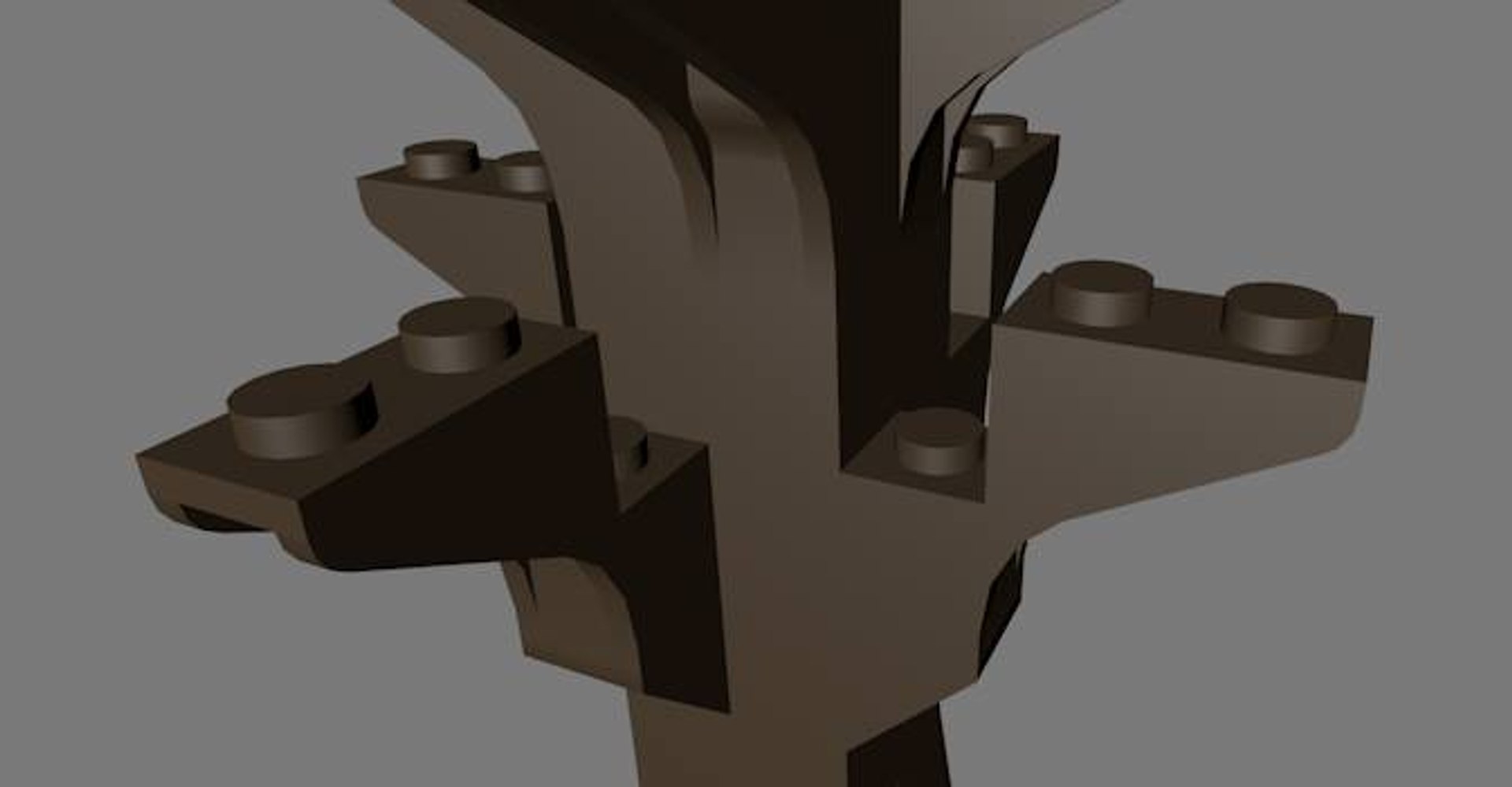 3dsmax Lego Dead Tree