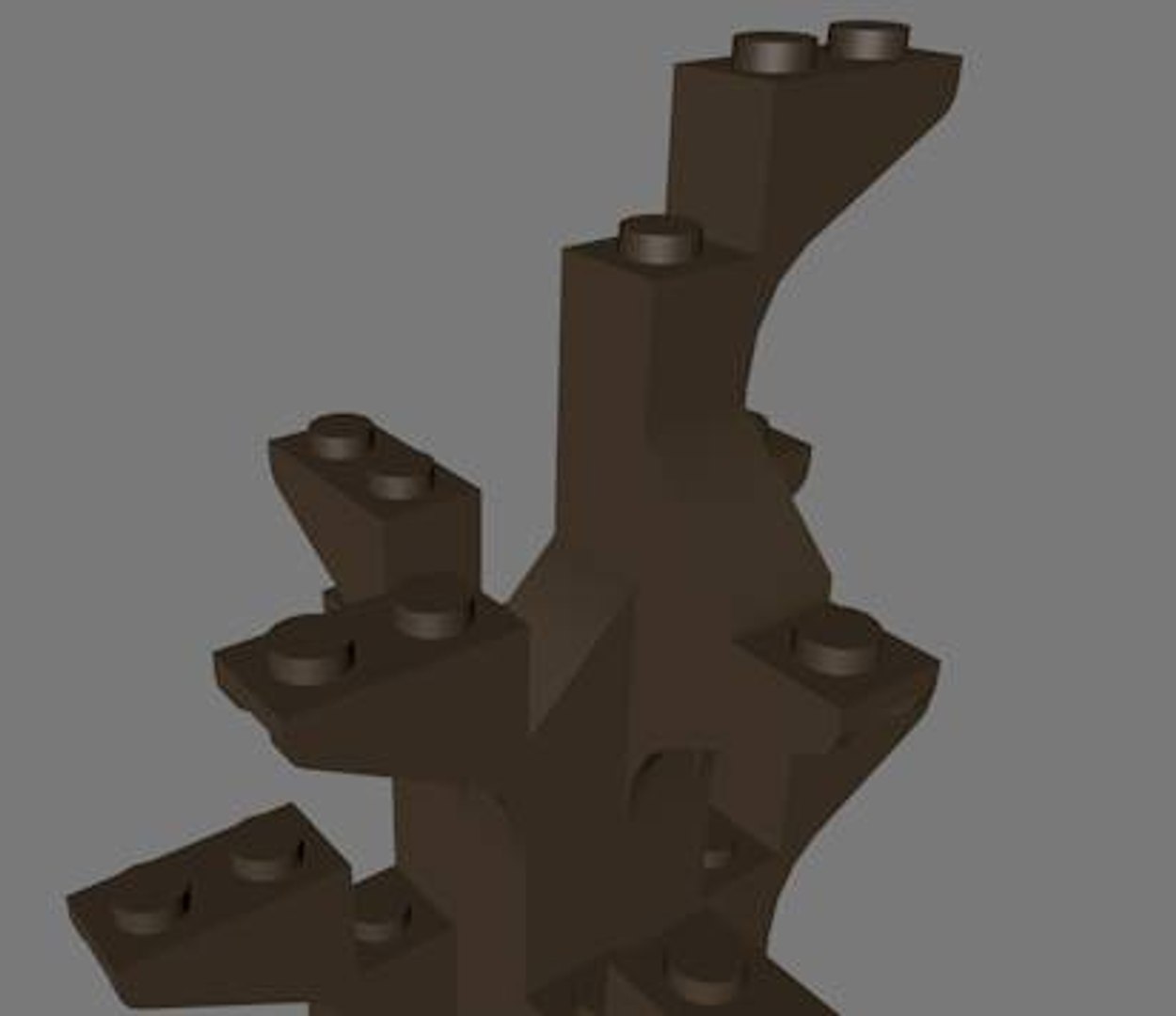 3dsmax Lego Dead Tree