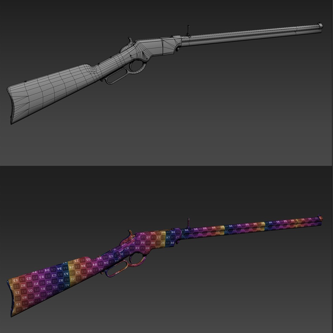 Henry Rifle 3D Model - TurboSquid 1328784