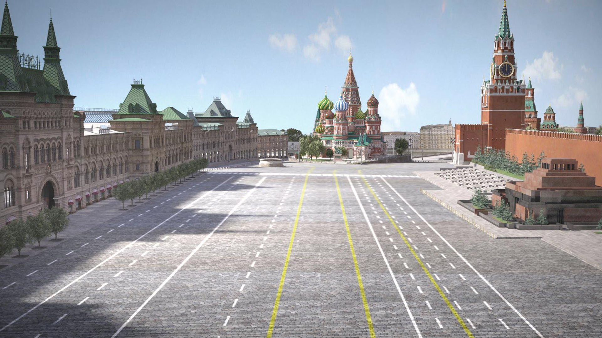 3D model red square russia - TurboSquid 1271146