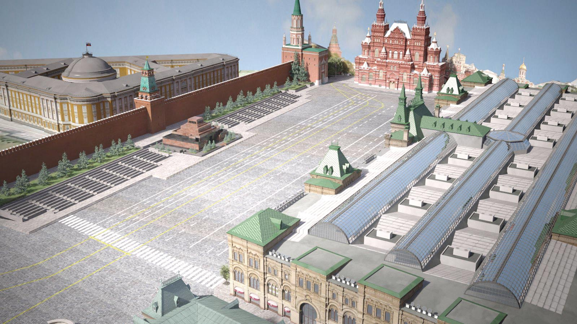 3D model red square russia - TurboSquid 1271146