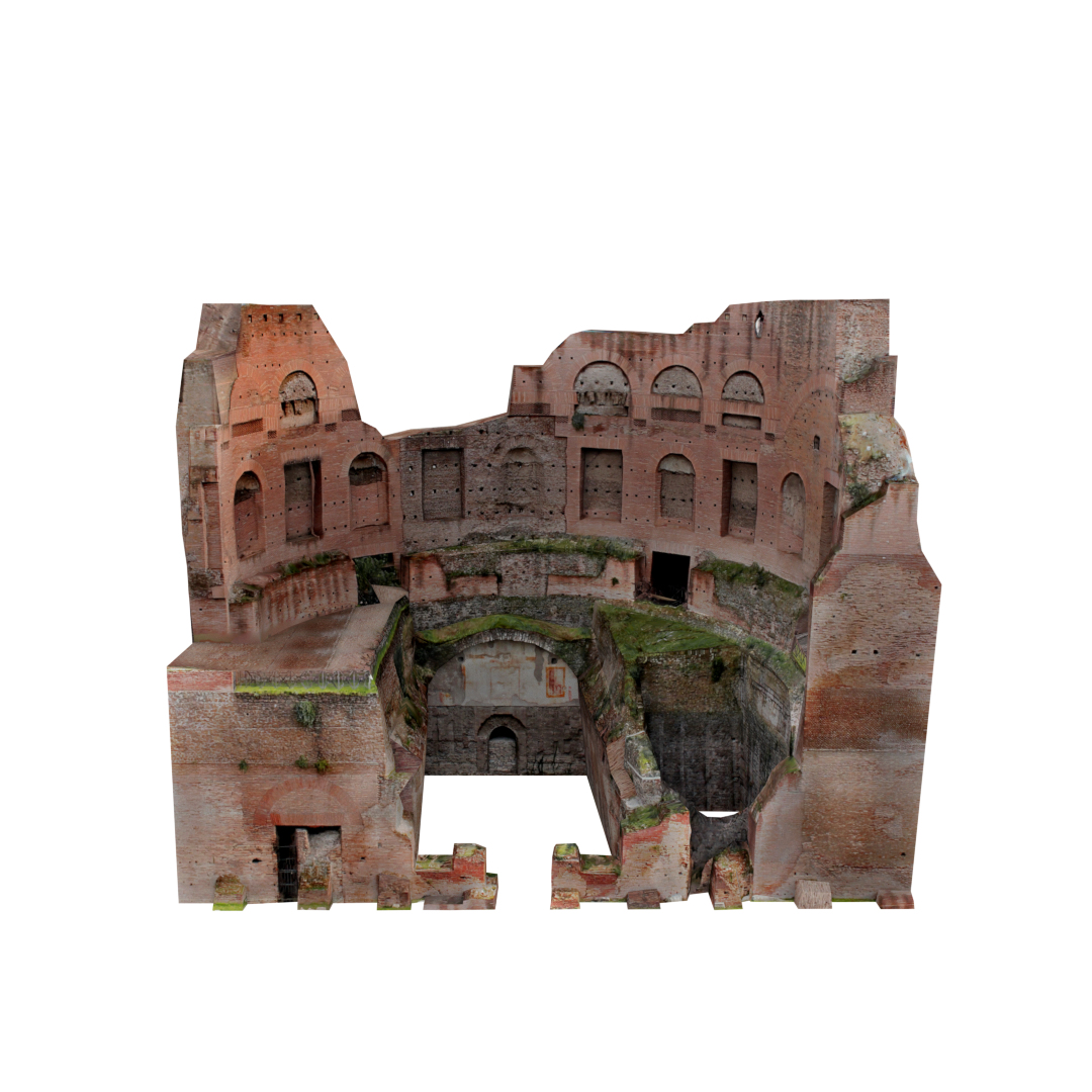3d model roman building