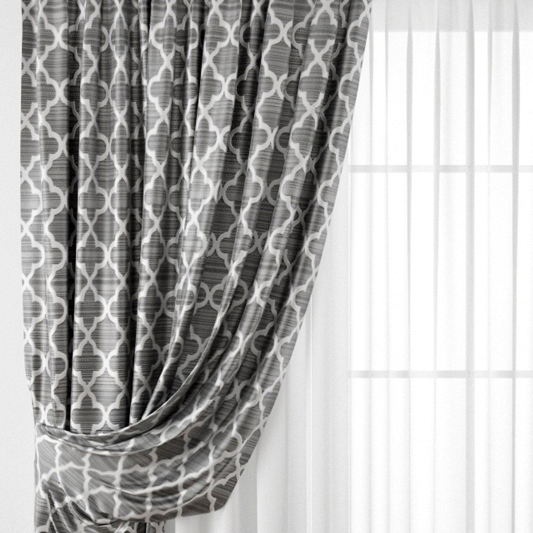 3D Model Curtain Fabric Drape - TurboSquid 1618103