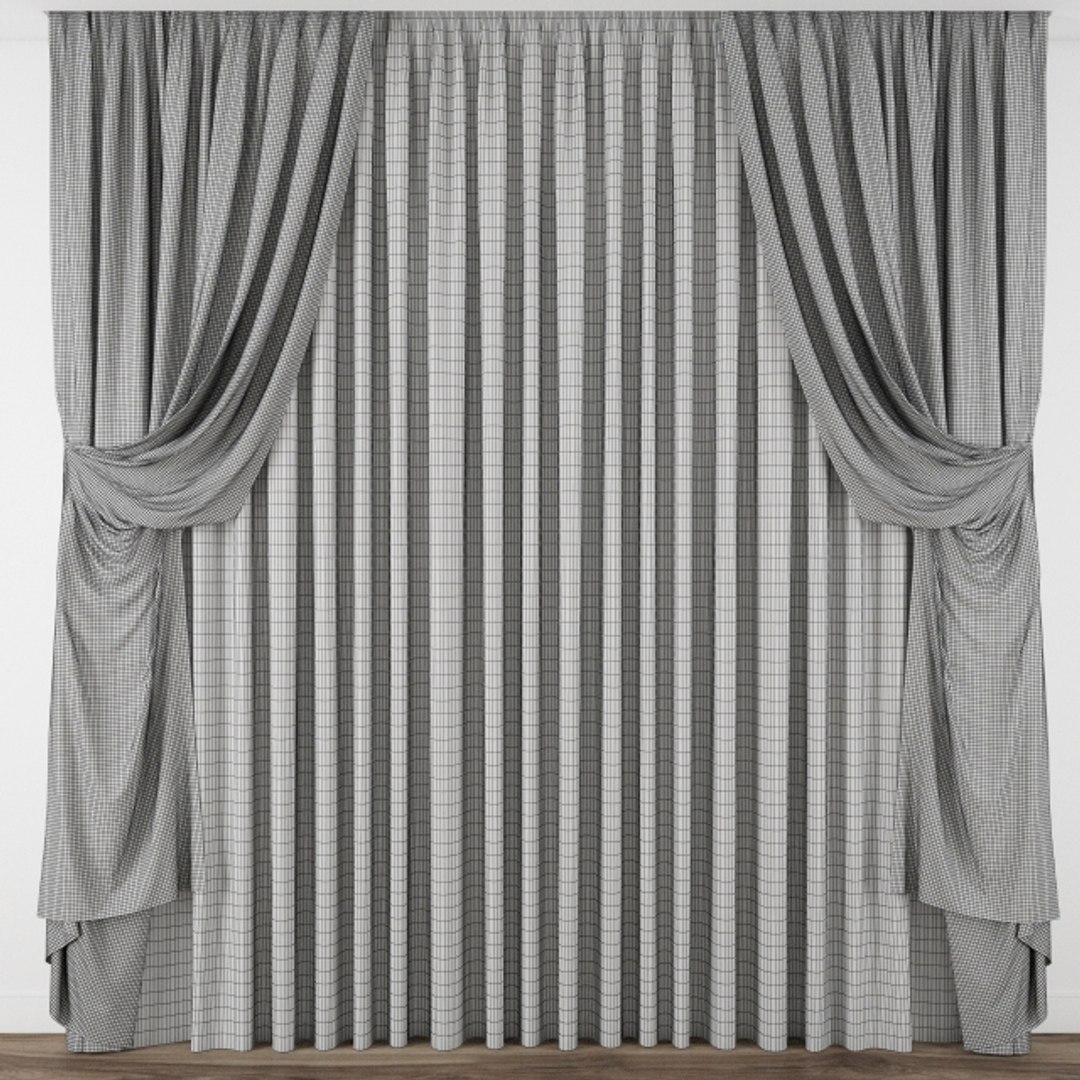 3D Model Curtain Fabric Drape - TurboSquid 1618103